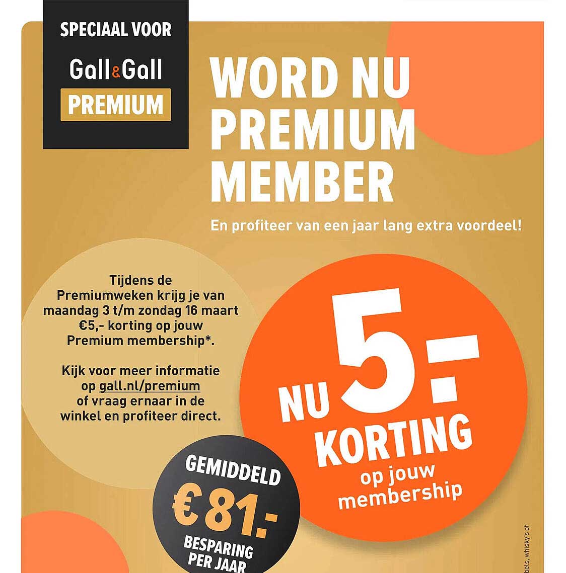 Word Nu Premium Member aanbieding bij Gall & Gall