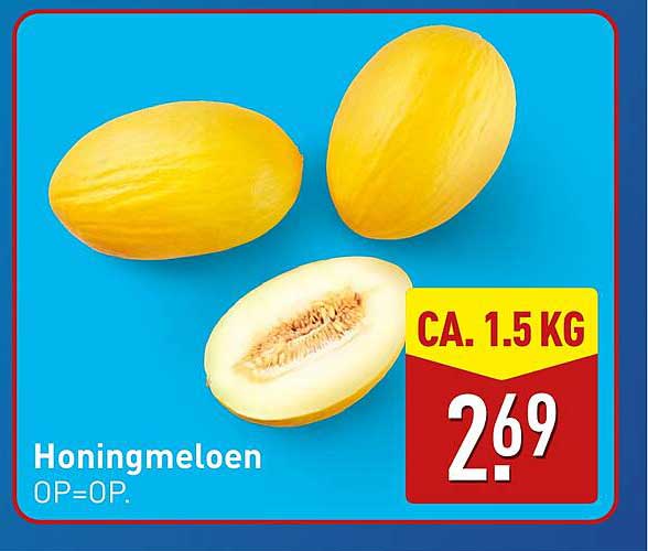 Honingmeloen aanbieding bij ALDI