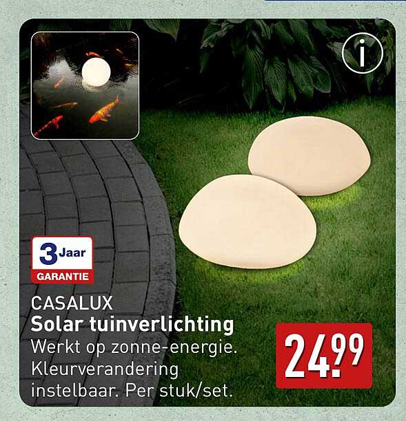 Solar Tuinverlichting aanbieding bij ALDI