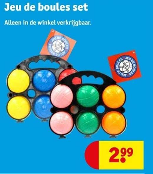 Jeu De Boules Set aanbieding bij Kruidvat