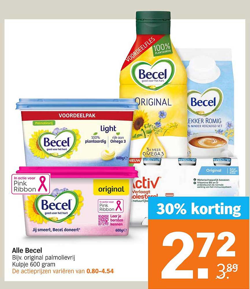 Alle Becel Aanbieding bij Albert Heijn - FolderFeest.nl