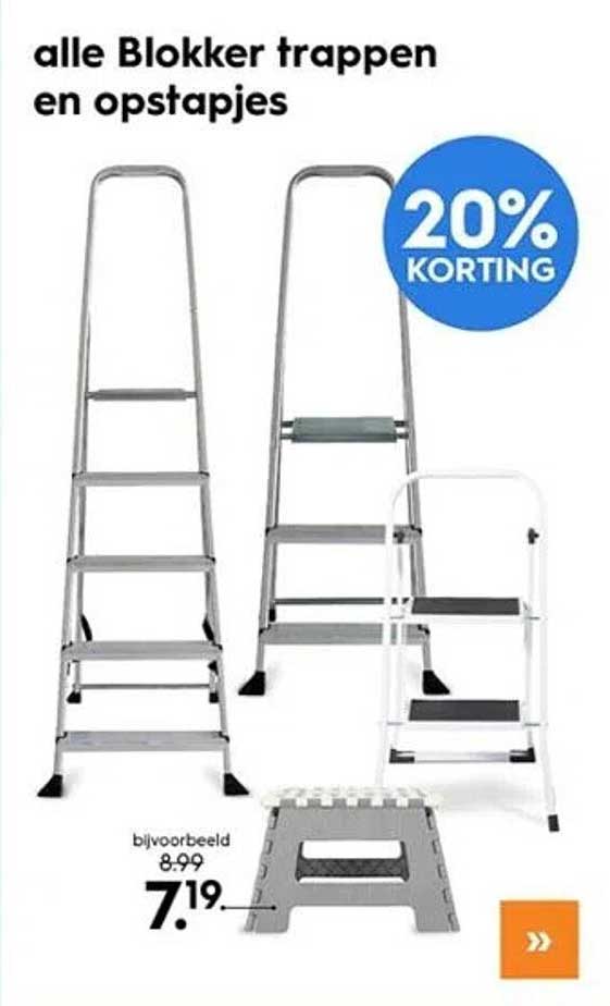 Alle Blokker Trappen En Opstapjes Aanbieding bij Blokker - FolderFeest.nl