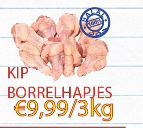 Kip Borrelhapjes aanbieding bij Tanger Markt