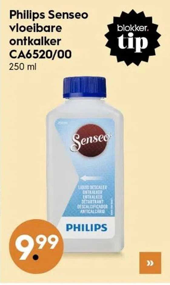 Philips Senseo Vloeibare Ontkalker Ca6520/00 Aanbieding bij Blokker ...