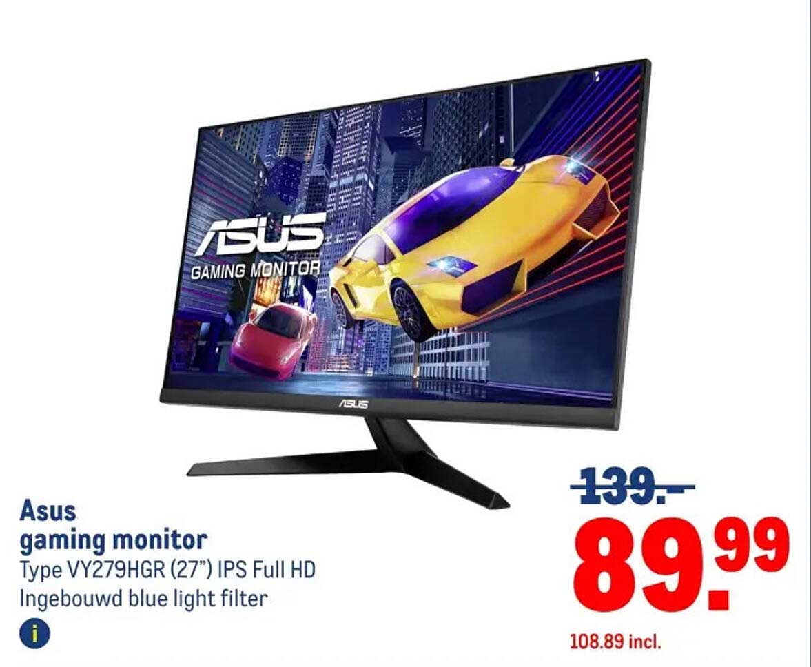Asus Gaming Monitor aanbieding bij Makro