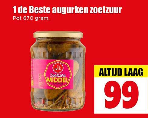 1 De Beste Augurken Zoetzuur Aanbieding bij Dirk - FolderFeest.nl