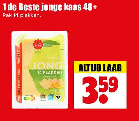 1 De Beste Jonge Kaas 48+ Aanbieding bij Dirk - FolderFeest.nl