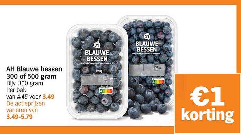 Blauwe Bessen Aanbieding bij Boon's Markt - FolderFeest.nl