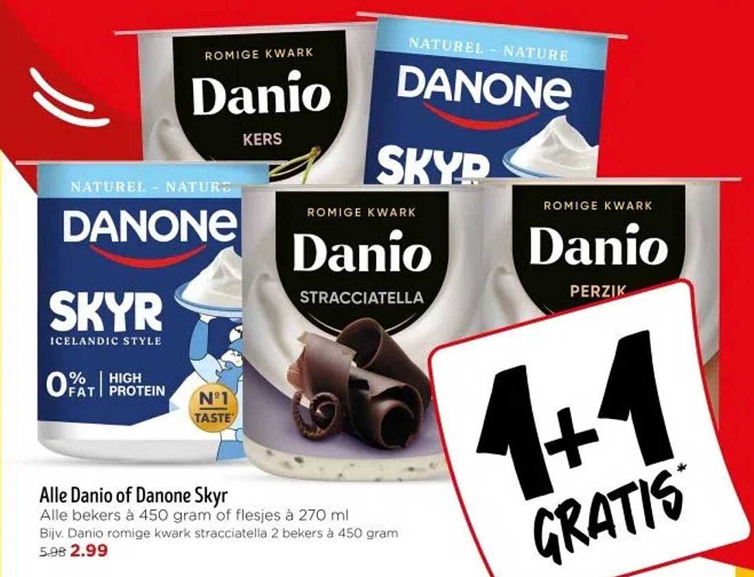 Alle Danio Of Danone Skyr Aanbieding bij Jumbo - FolderFeest.nl