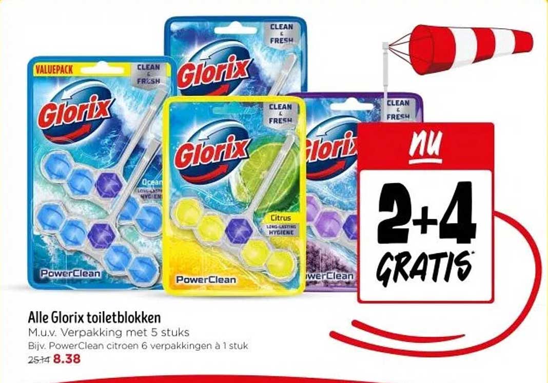 Alle Glorix Toiletblokken Aanbieding bij Jumbo - FolderFeest.nl