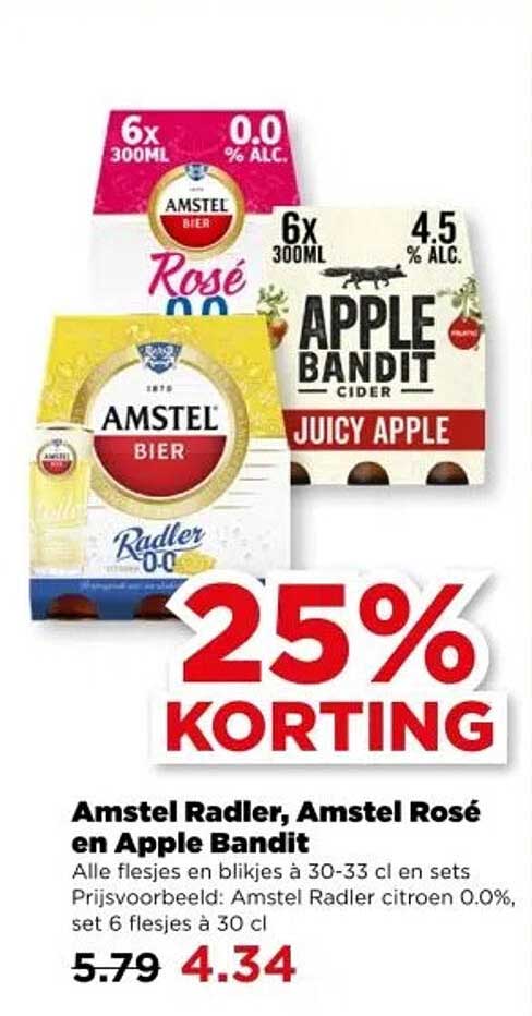 Amstel Radler 0.0 4 X 330 Ml Aanbieding bij Lidl - FolderFeest.nl