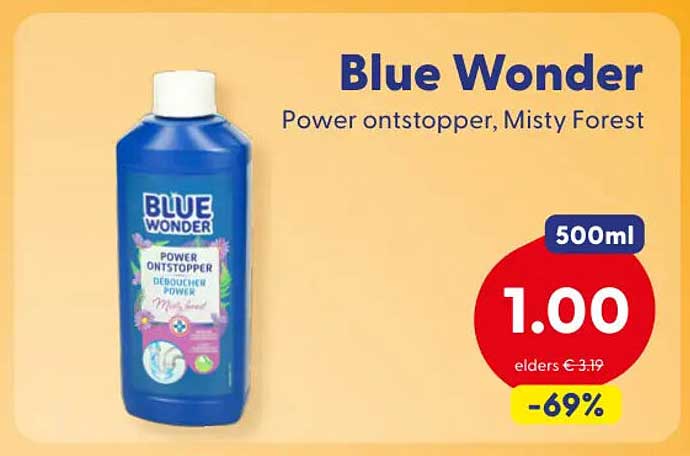 Blue Wonder Power Ontstopper, Misty Forest Aanbieding bij Die Grenze ...