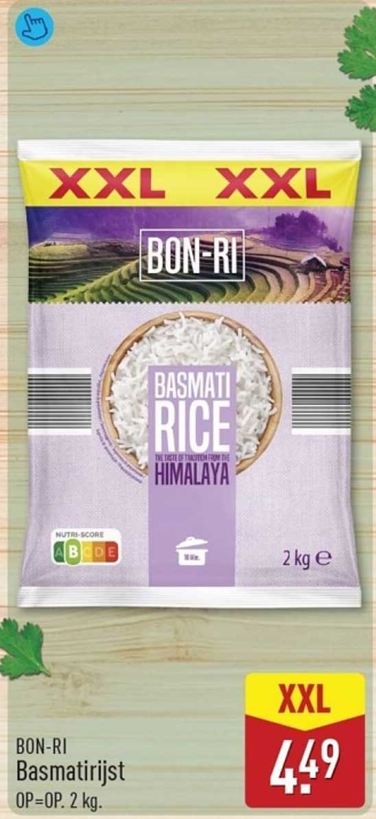 Bon-Ri Basmatirijst Aanbieding bij ALDI - FolderFeest.nl
