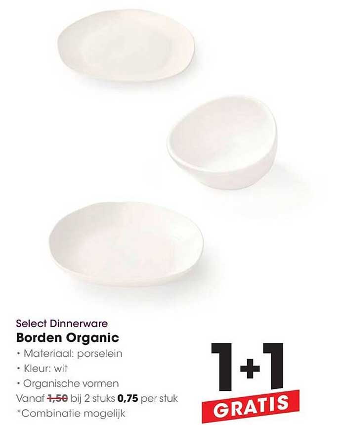 Borden Organic Aanbieding bij HANOS - FolderFeest.nl