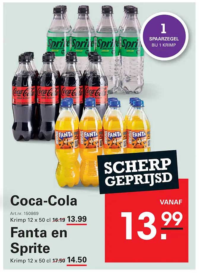 Coca-Cola Aanbieding bij Sligro - FolderFeest.nl