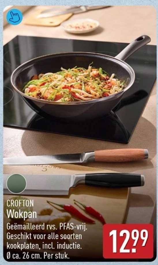 Crofton Wokpan Aanbieding bij ALDI - FolderFeest.nl