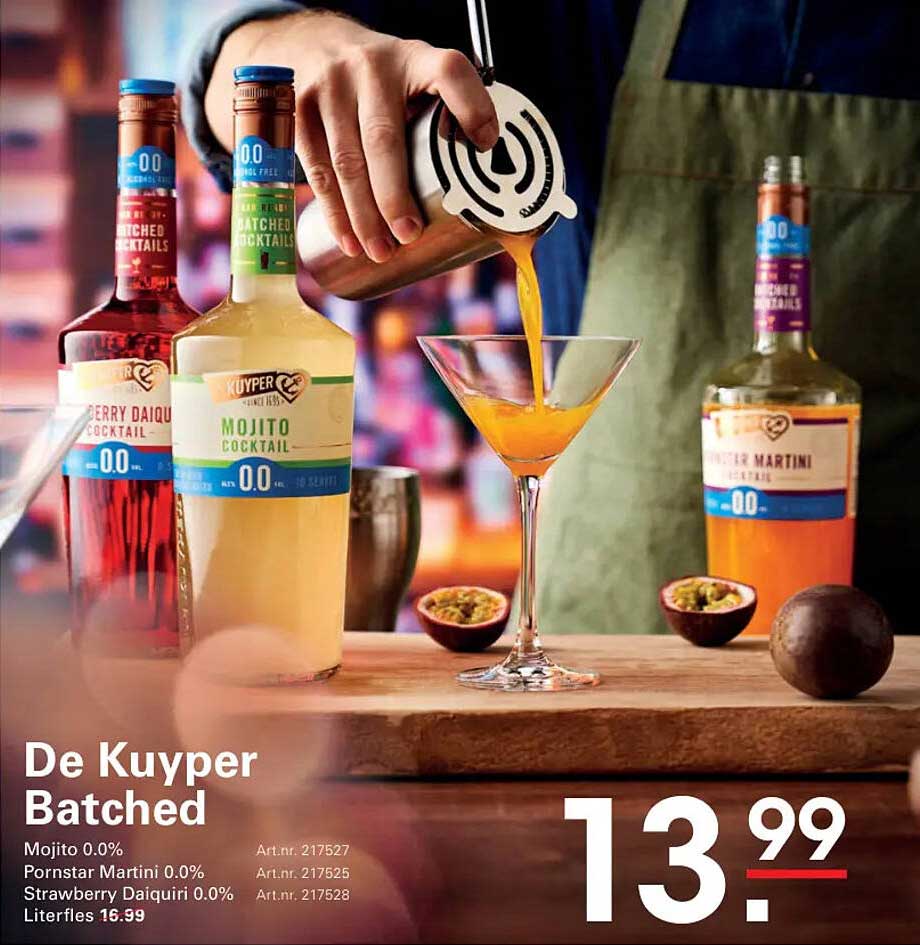 De Kuyper Batched Aanbieding bij Sligro - FolderFeest.nl