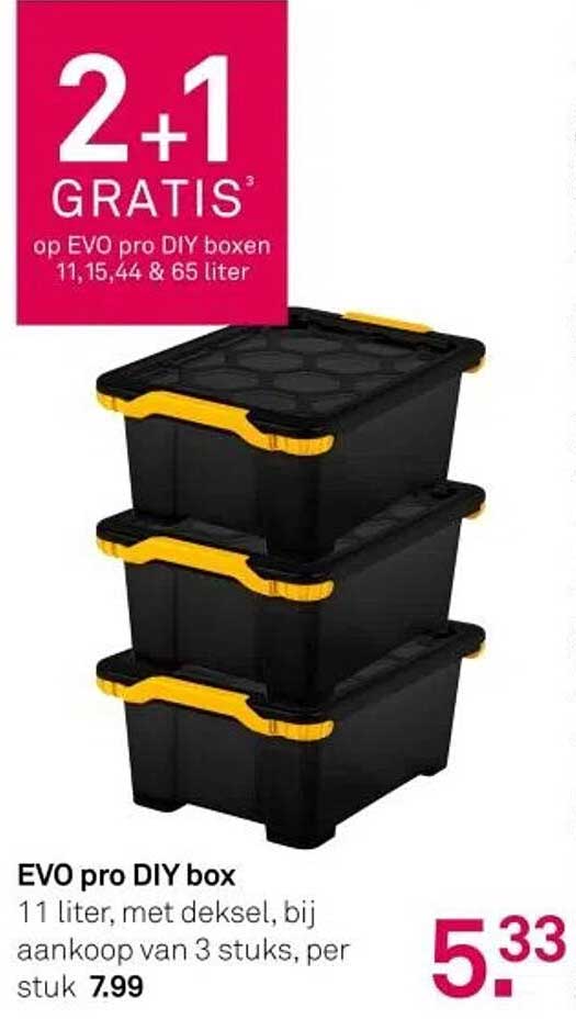 Evo Pro Diy Box Aanbieding bij Karwei - FolderFeest.nl