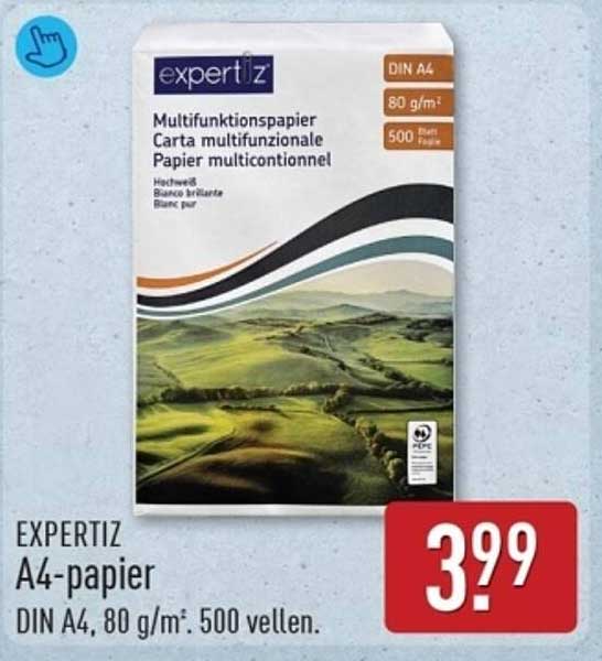 Expertiz A4-Papier Aanbieding bij ALDI - FolderFeest.nl