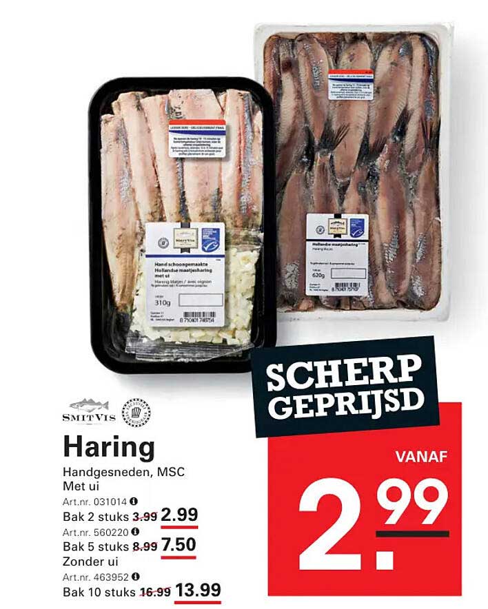 Haring Aanbieding bij Sligro - FolderFeest.nl