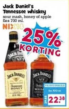 Jack Daniel's Whiskey Aanbieding bij Vomar - FolderFeest.nl