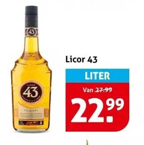Licor 43 Of Disaronno Aanbieding bij Dekamarkt - FolderFeest.nl