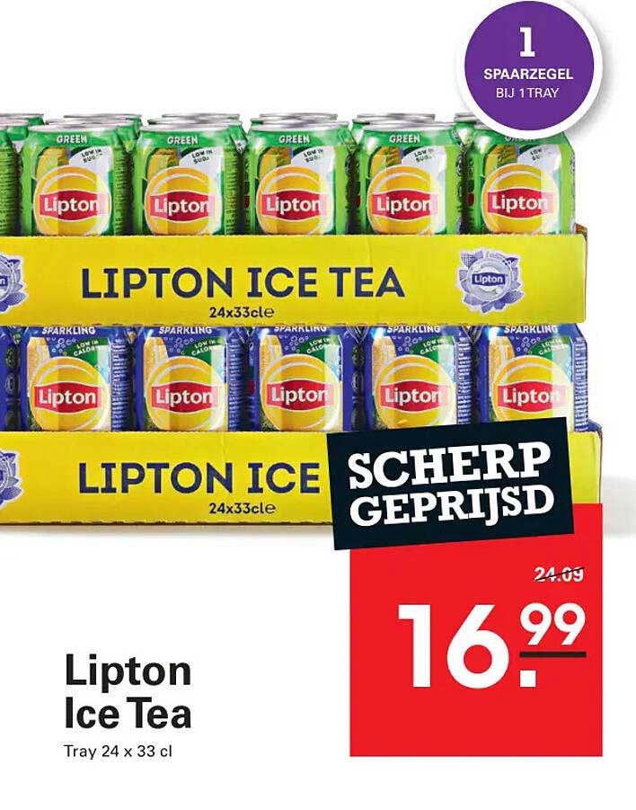Lipton Ice Tea Aanbieding bij Sligro - FolderFeest.nl