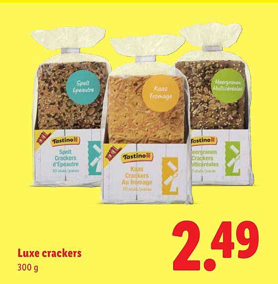 Luxe Crackers Aanbieding bij Lidl - FolderFeest.nl