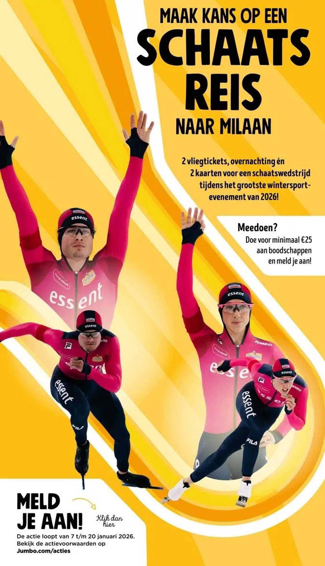 Maak Kans Op Een Schaats Reis Naar Milaan Aanbieding bij Jumbo ...