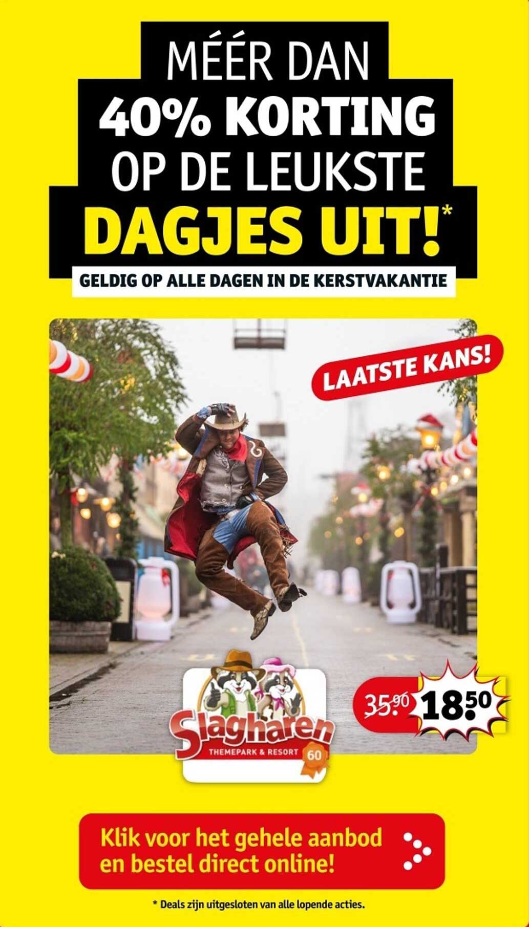Méér Dan 40% Korting Op De Leukste Dagjes Uit! Aanbieding bij Kruidvat ...