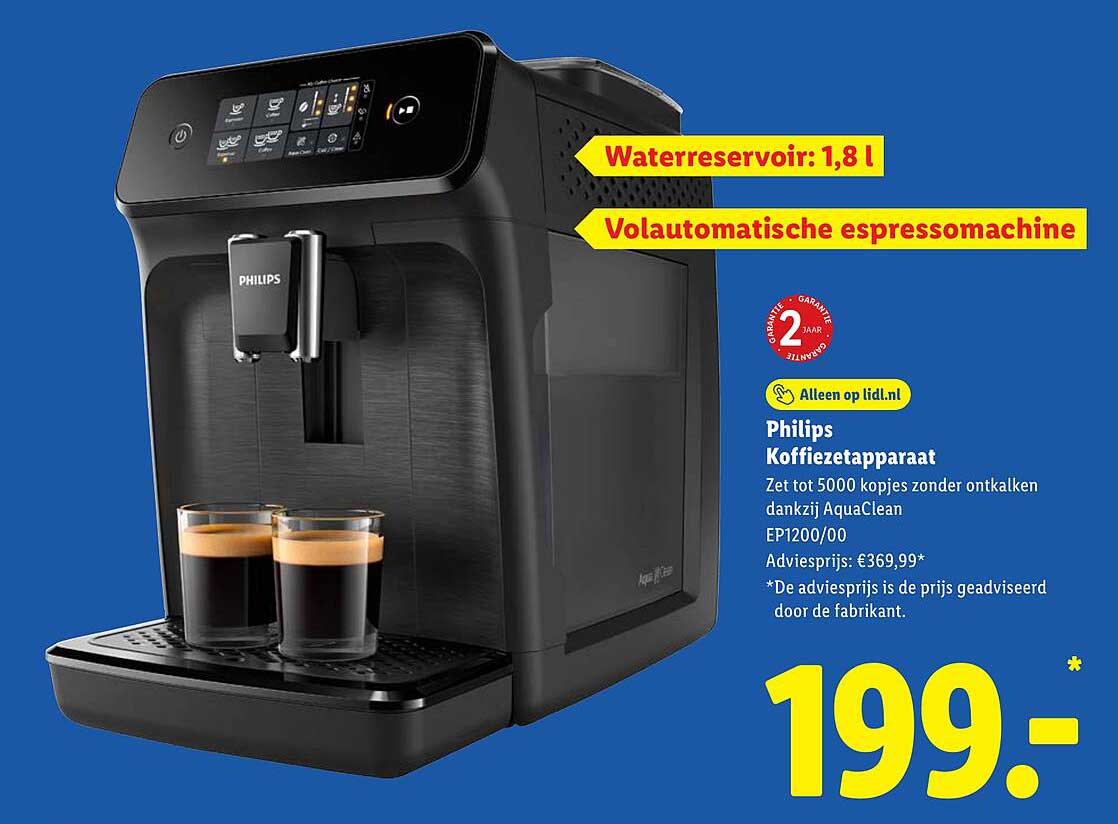 Philips Koffiezetapparaat Aanbieding bij Lidl - FolderFeest.nl