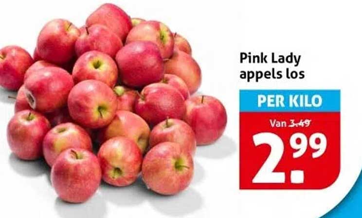 Pink Lady Appels Los Aanbieding bij Hoogvliet - FolderFeest.nl