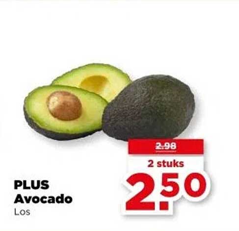 Plus Avocado Aanbieding bij PLUS - FolderFeest.nl