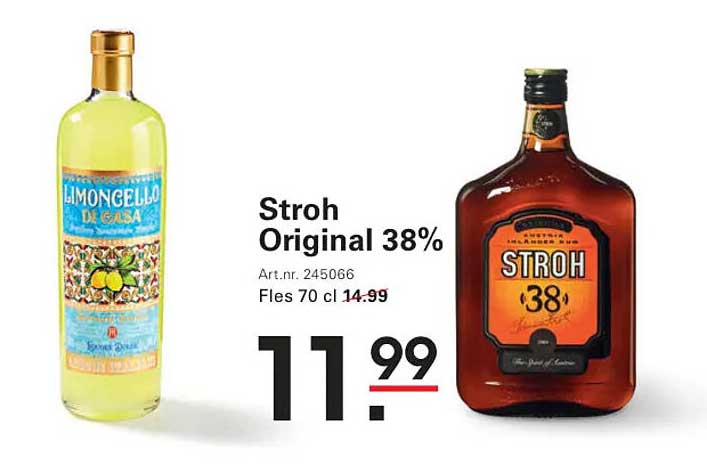 Stroh Original 38% Aanbieding bij Sligro - FolderFeest.nl