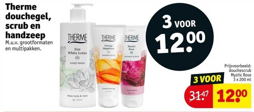 Therme Douchegel, Scrub En Handzeep M.v.u. Grootformaten En Multipakken ...
