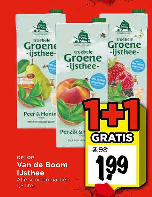 Van De Boom Ijsthee Aanbieding bij Vomar - FolderFeest.nl