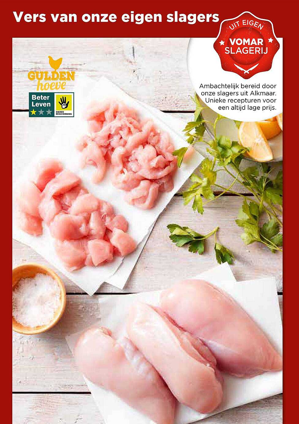Vers Van Onze Eigen Slagers Aanbieding bij Vomar - FolderFeest.nl