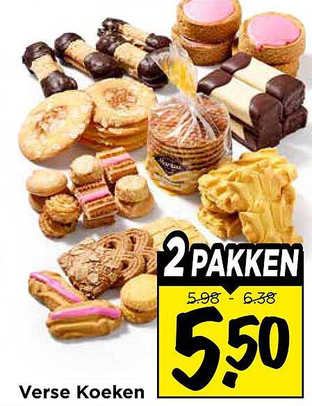 Verse Koeken Aanbieding bij Vomar - FolderFeest.nl