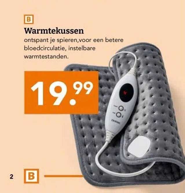 Warmtekussen Aanbieding bij Blokker - FolderFeest.nl