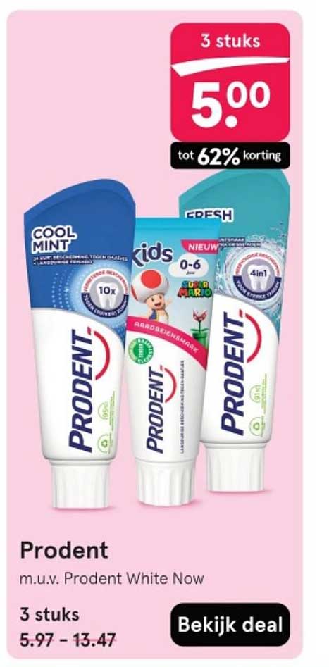 Prodent Aanbieding bij Etos - FolderFeest.nl