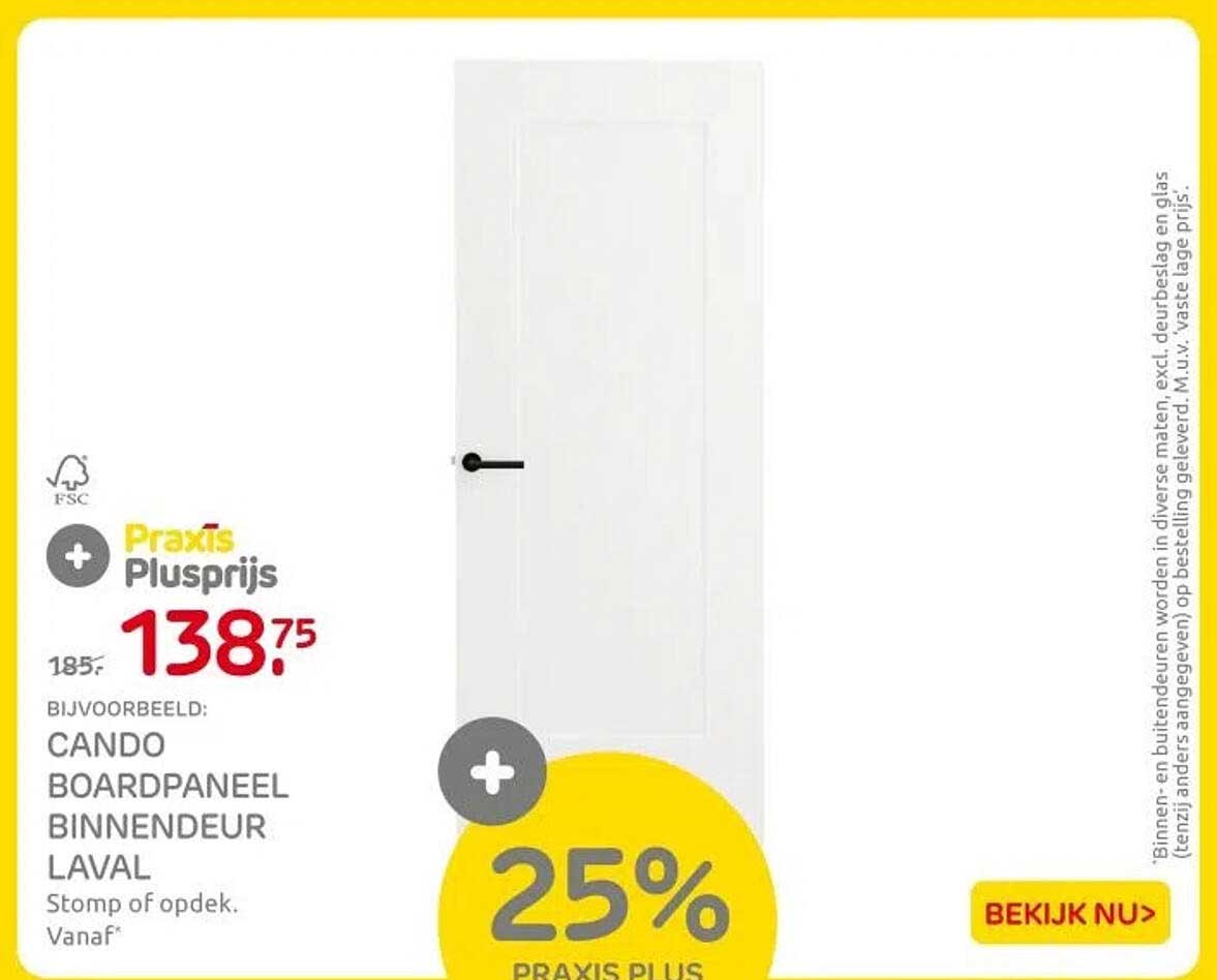 Cando Boardbaneel Bindend Deur Laval Stomp Of Opdek. Vanaf* aanbieding ...