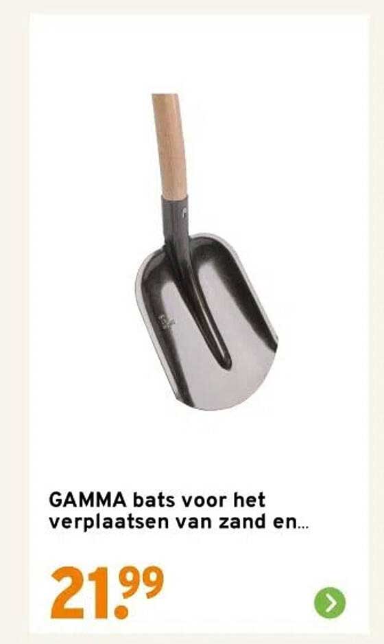 Gamma Bats Voor Het Verplaatsen Van Zand En... Aanbieding bij GAMMA ...