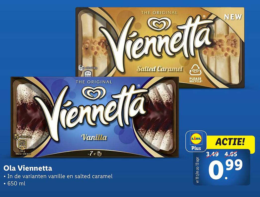 Ola Viennetta aanbieding bij Lidl