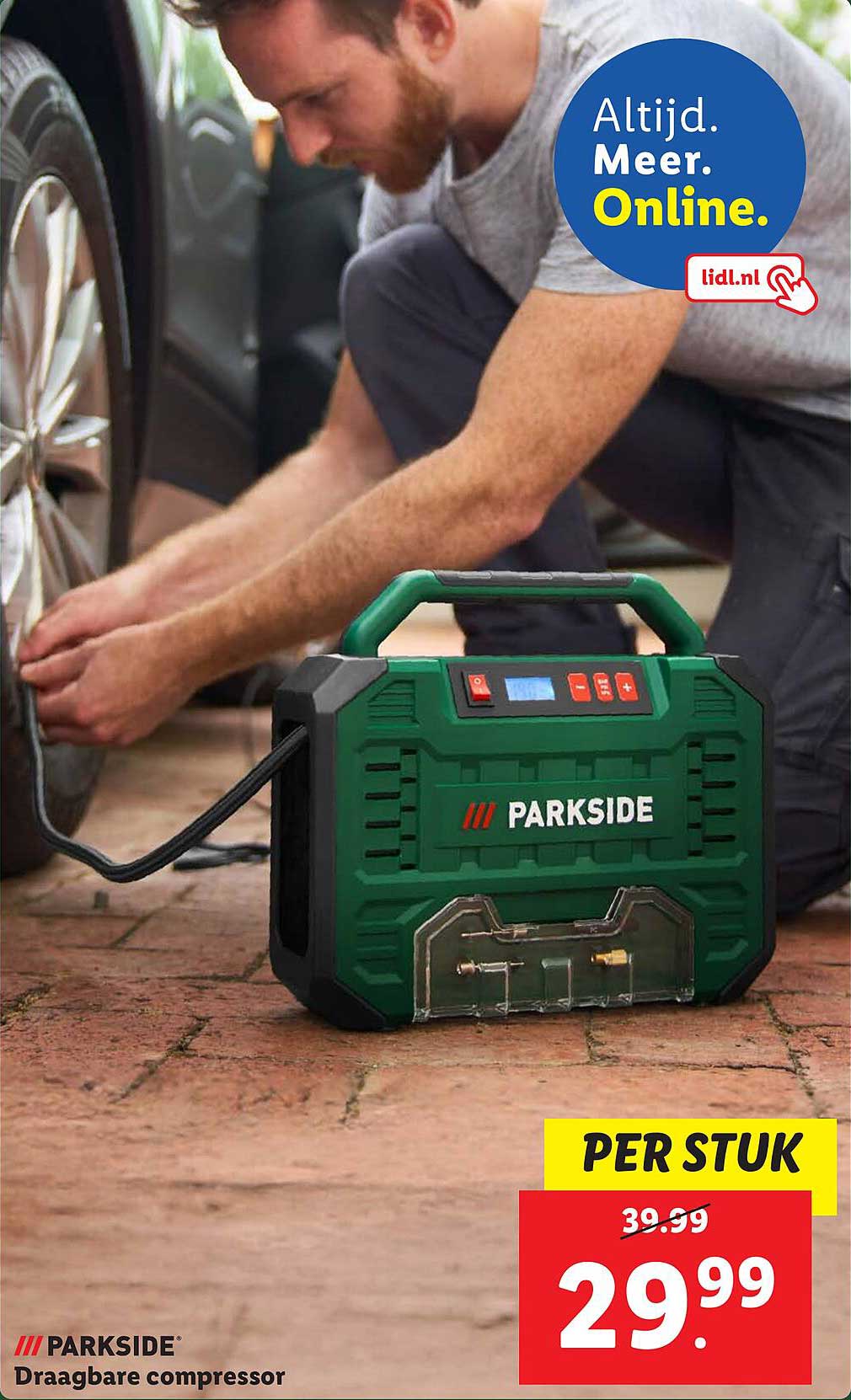Parkside Draagbare Compressor Aanbieding bij Lidl - FolderFeest.nl