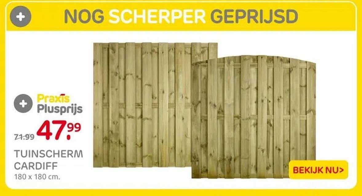 Tuinscherm Cardiff aanbieding bij Praxis