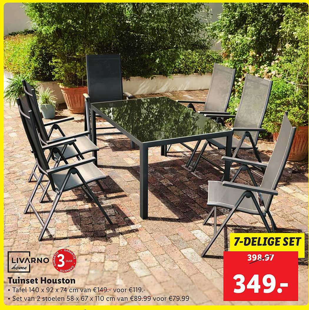 Tuinset Houston aanbieding bij Lidl