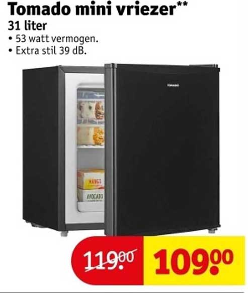 Tomado Mini Vriezer** Aanbieding bij Kruidvat - FolderFeest.nl