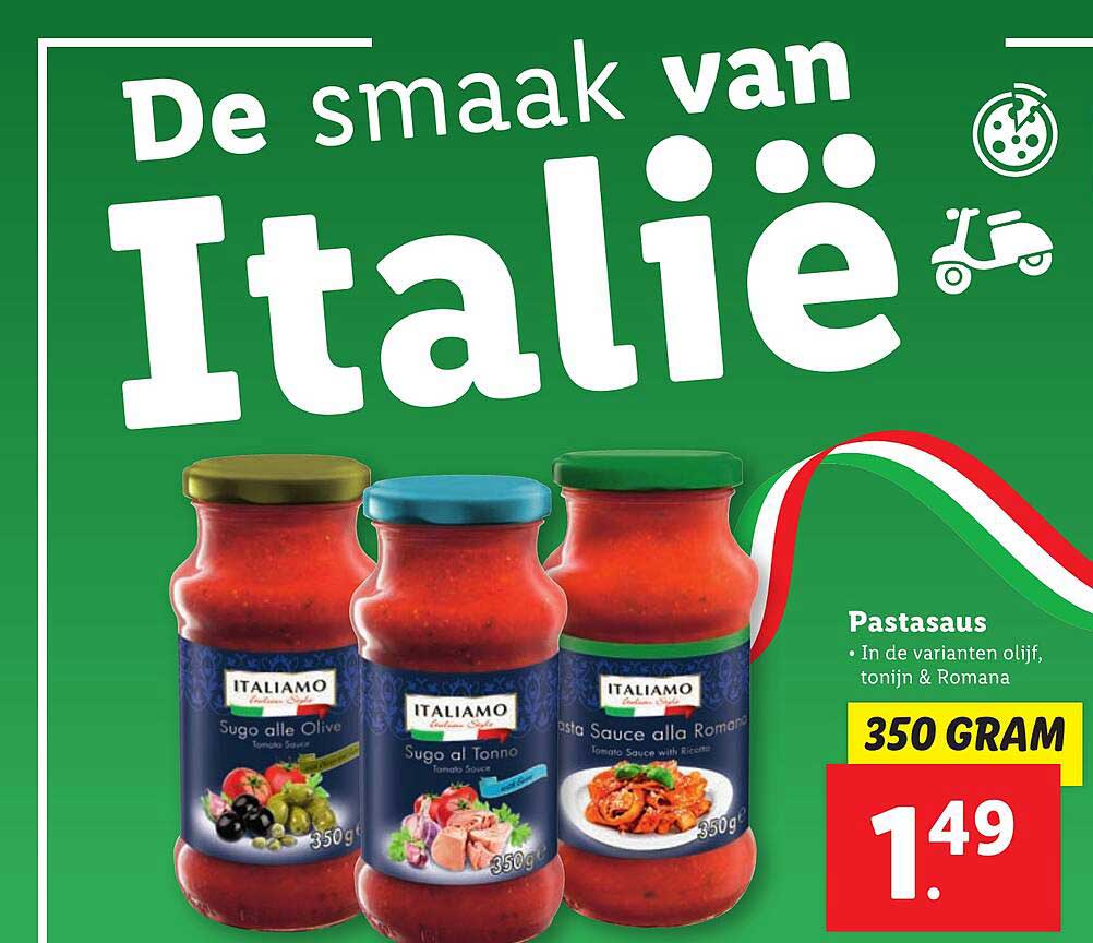 Pastasaus aanbieding bij Lidl