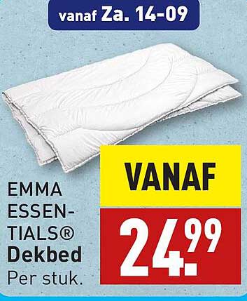 Emma Essentials® Dekbed Aanbieding bij ALDI - FolderFeest.nl