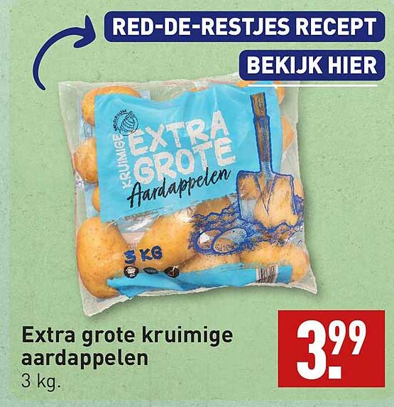 Extra Grote Kruimige Aardappelen Aanbieding bij ALDI - FolderFeest.nl